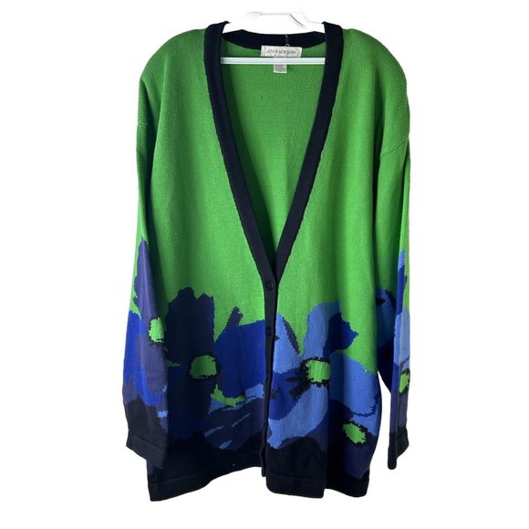 American Vintage | Sweaters | Vintage 99s All Over Floral Knit Color ...